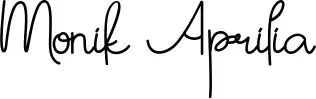 Monik Aprilia font by nomlimofont | FontRiver