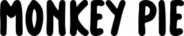 Monkey Pie font by Hanna Bie | FontRiver