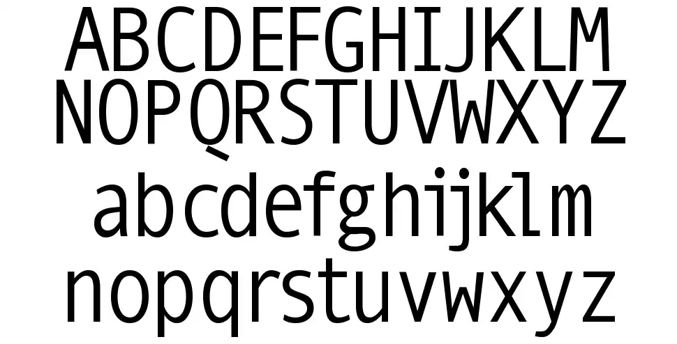 Mono Spatial font by Manfred Klein | FontRiver