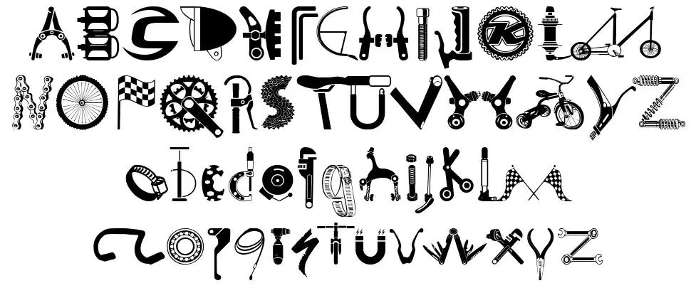 Monster Bike font by Andrea Steffen | FontRiver