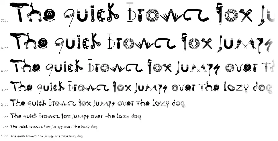 Monster Bike font by Andrea Steffen | FontRiver