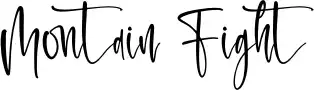 Montain Fight font by Letterena Studios | FontRiver