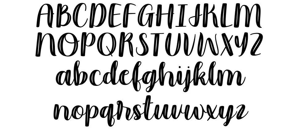 Moonbright Inline font by Brittney Murphy Design | FontRiver