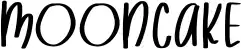 Fuente Mooncake diseñada por selawetype