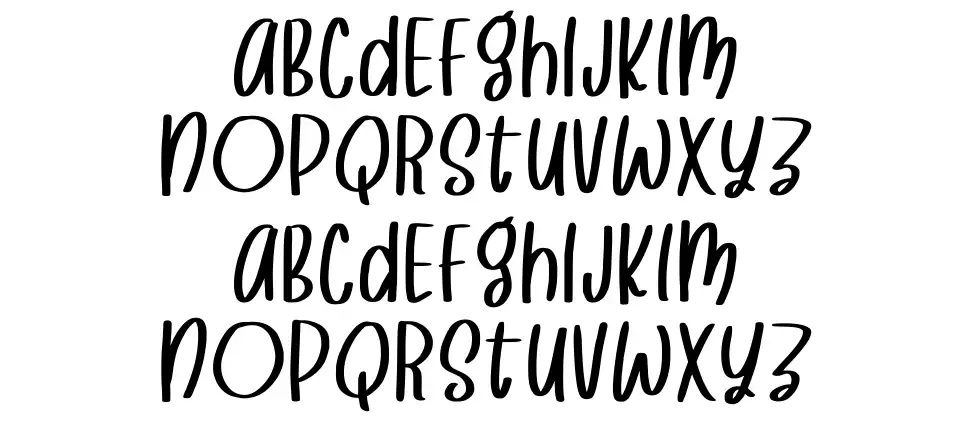 Fuente Mooncake diseñada por selawetype