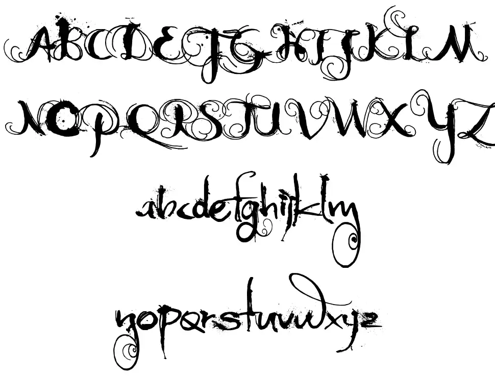 Moonlight Shadow font by Hanoded | FontRiver