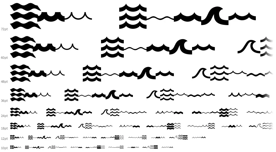 Mostly Waves font by Jonathan Macagba | FontRiver