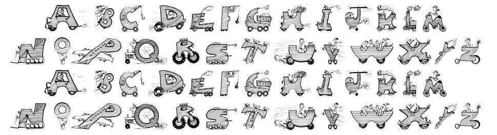 Moving Letters font by Manfred Klein | FontRiver