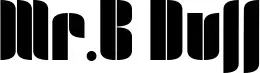 Mr.B Dull font by Mr. Blonde | FontRiver