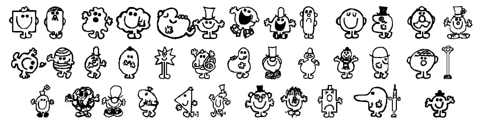 Mr Men font by Pearlygates | FontRiver