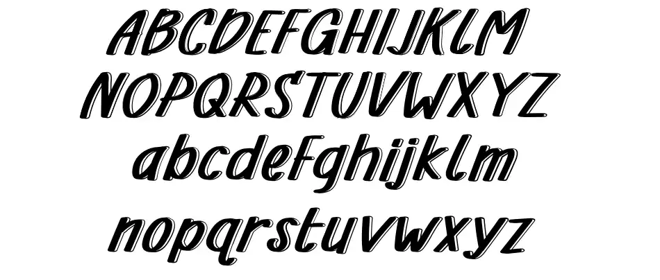 Muge Huge Font By Gunawan FontRiver