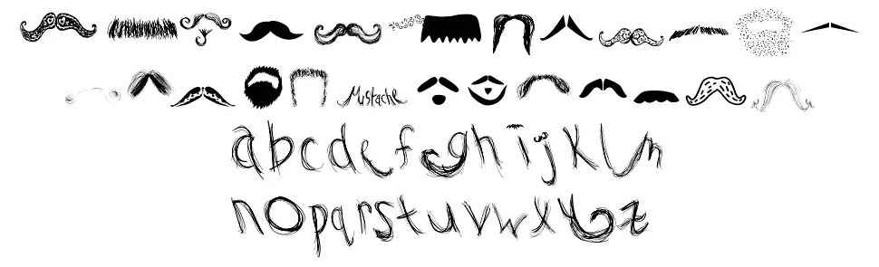 Mustache Gallery font by Michelle Godfrey | FontRiver