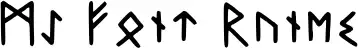 My Font Runes font by Runas Escandinavas Diseño De Runas Real | FontRiver