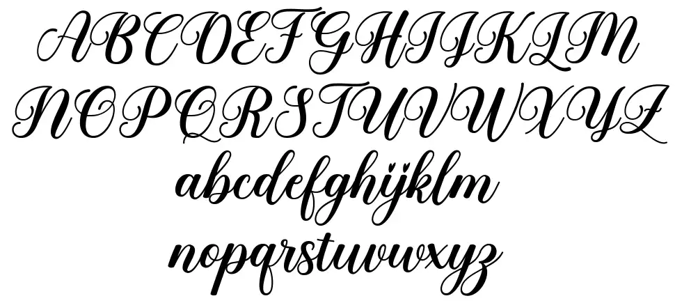 My Sweety Script font by LetterFreshStudio | FontRiver