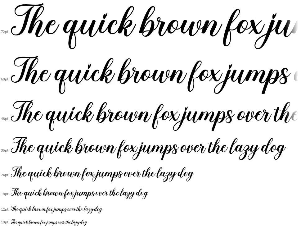 My Sweety Script font by LetterFreshStudio | FontRiver
