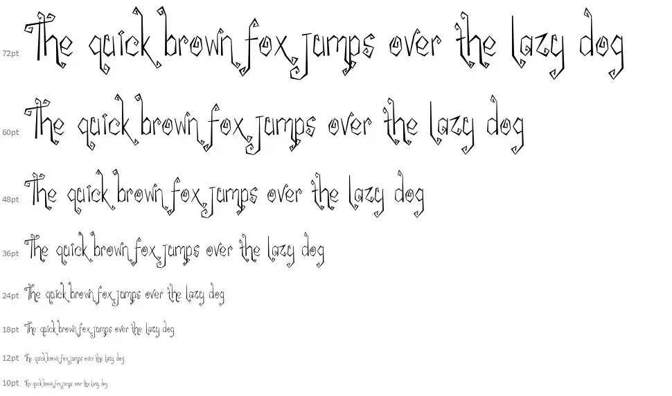 My Witcher font by Azcreative Studio | FontRiver