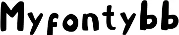 Myfontybb font by Laura López | FontRiver