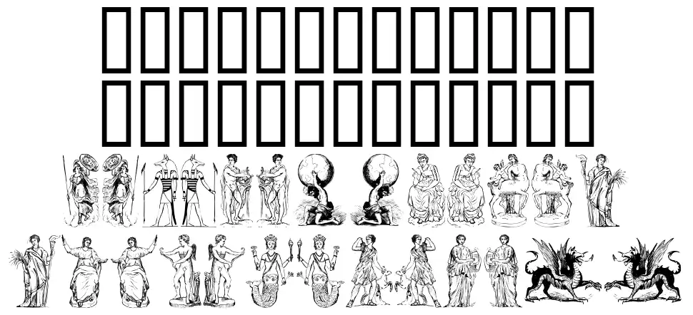 Mythology One font by Emerald City Fontwerks | FontRiver