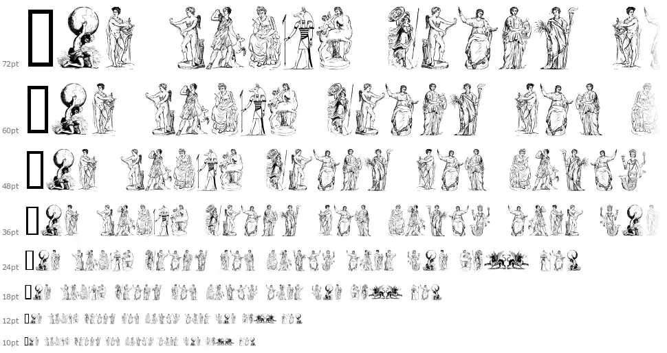 Mythology One font by Emerald City Fontwerks | FontRiver