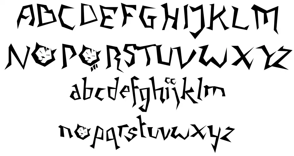 Napping Cat font by Runes & Fonts | FontRiver