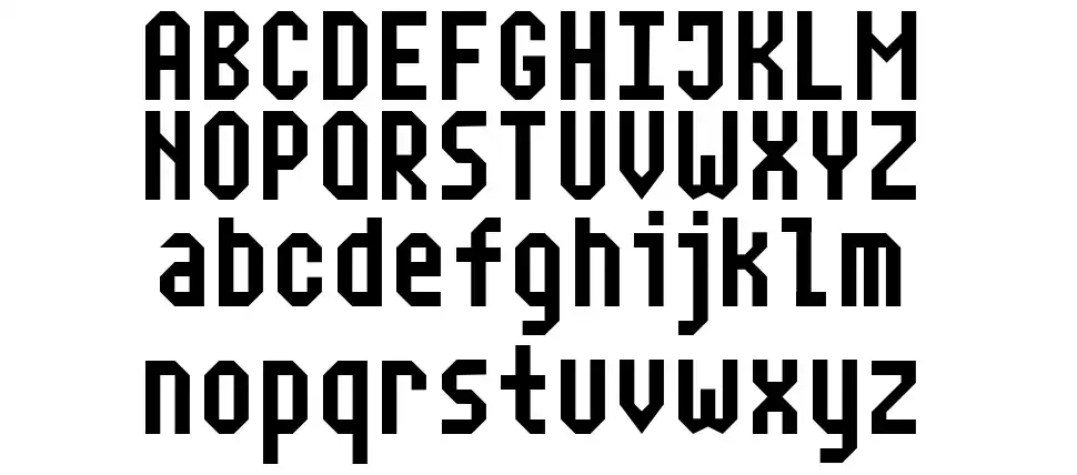 Narrow Rectangle-7 font by Style-7 | FontRiver