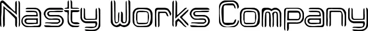 Nasty Works Company font by Woodcutter | FontRiver