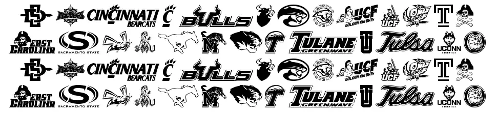 NCAA The Americans font by Ding Bang | FontRiver