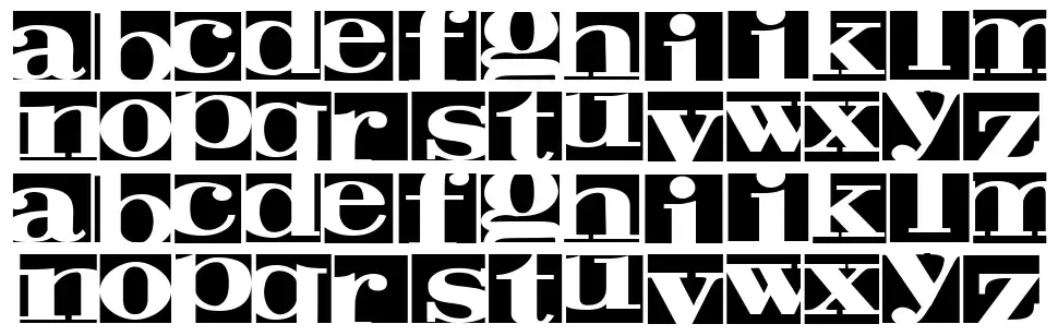 Negative Space font by Vladimir Nikolic | FontRiver