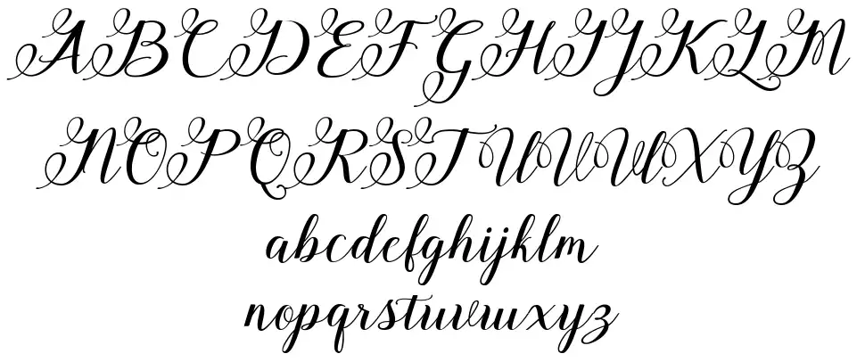 Nelga Script font by Rama type | FontRiver