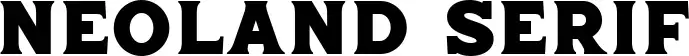 Neoland Serif font by Edignwn Type | FontRiver