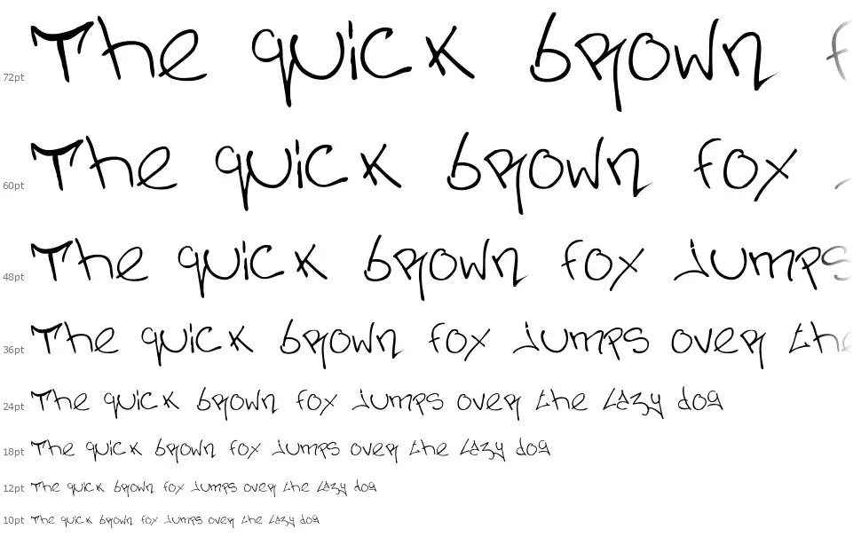 Nermins Graffiti font by Nermin Kahrimanovic | FontRiver