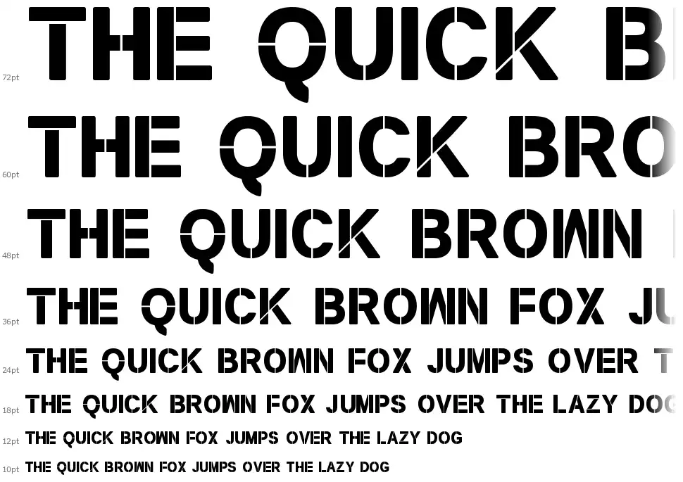 New Stencil TFB font by kaiserzharkhan | FontRiver