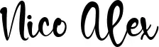 Nico Alex font by Kong Font | FontRiver