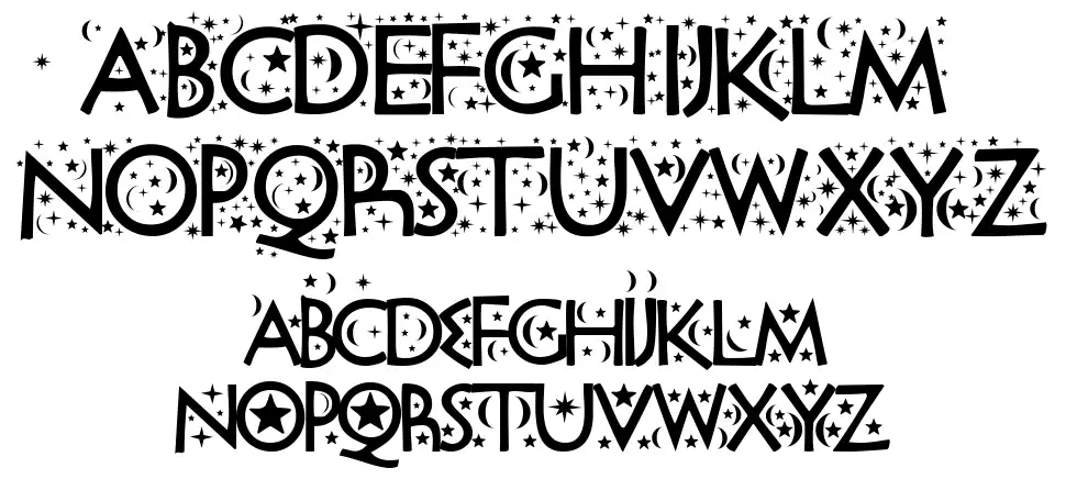 Night Sky font by GregoryFonts | FontRiver