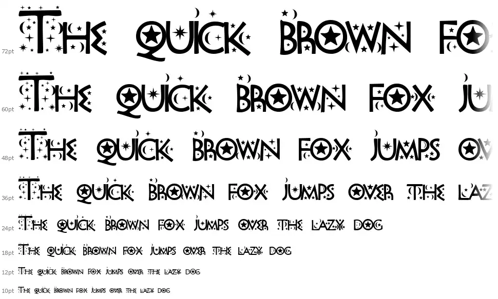 Night Sky font by GregoryFonts | FontRiver