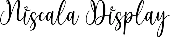 Niscala Display font by Fillo Graphic | FontRiver