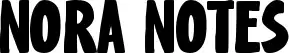 Nora Notes font by Gassstype | FontRiver