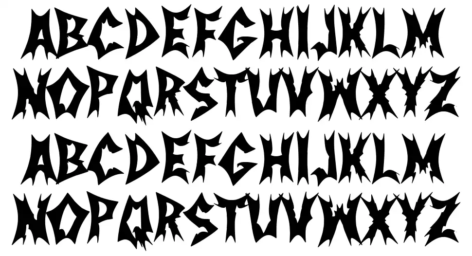 Darmowe Nordic Metal Band Czcionkę