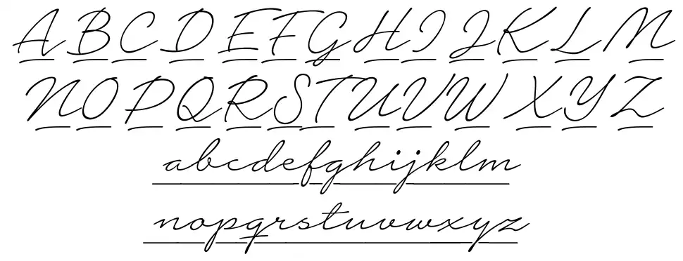 Notera 2 Underline font by Måns Grebäck | FontRiver