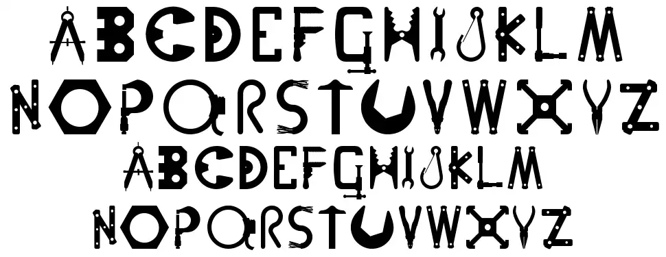 Nuts N Bolts font by Luke Ward | FontRiver