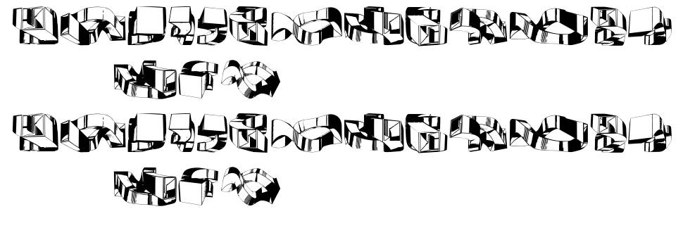 Object 3D font by Vladimir Nikolic | FontRiver