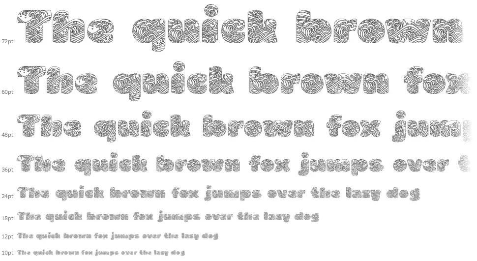 Ocean Wave font by 177Studio | FontRiver