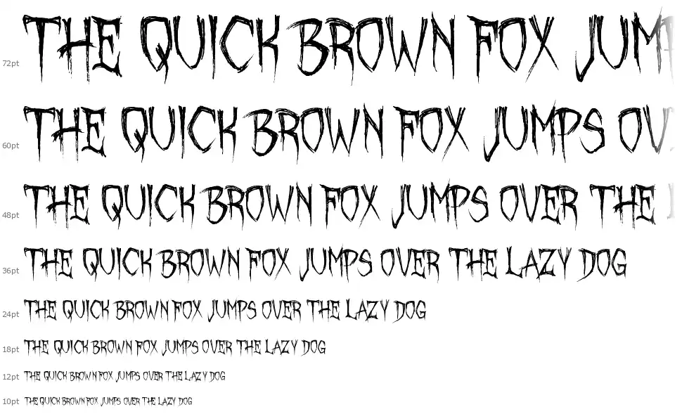 October Crow font by Sinister Visions | FontRiver