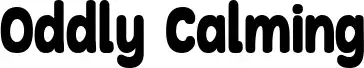Oddly Calming font by Niskala Huruf | FontRiver
