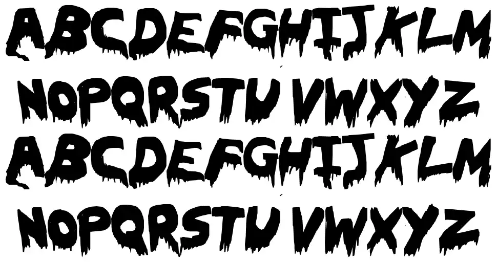 Oh The Horror font by Rhea D'Souza | FontRiver