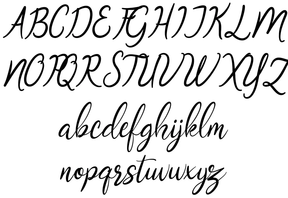 Oklahoma Script font by Almeera Studio | FontRiver