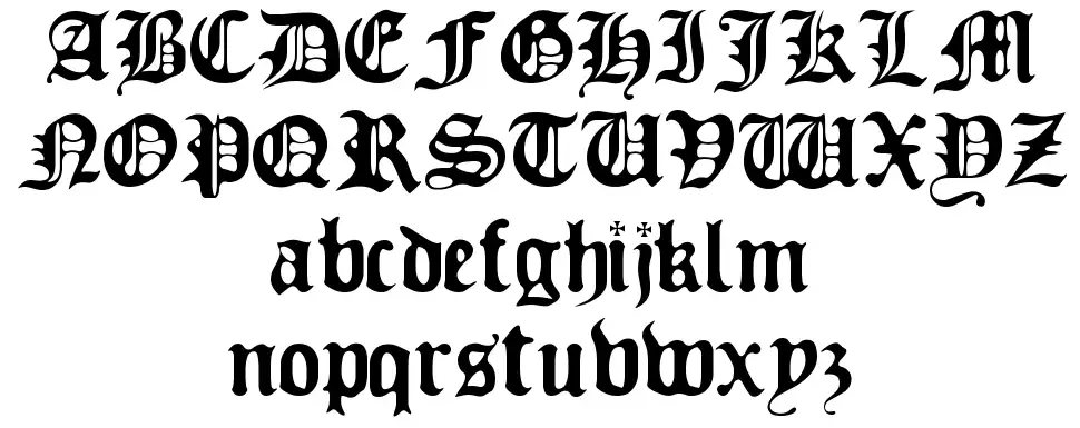 Old Europe font by Woodcutter - FontRiver