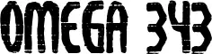 Omega 343 font by Woodcutter | FontRiver