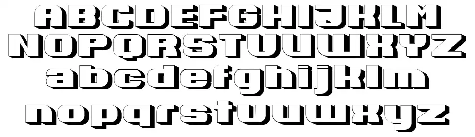 Omsk 3D font by Vladimir Nikolic | FontRiver