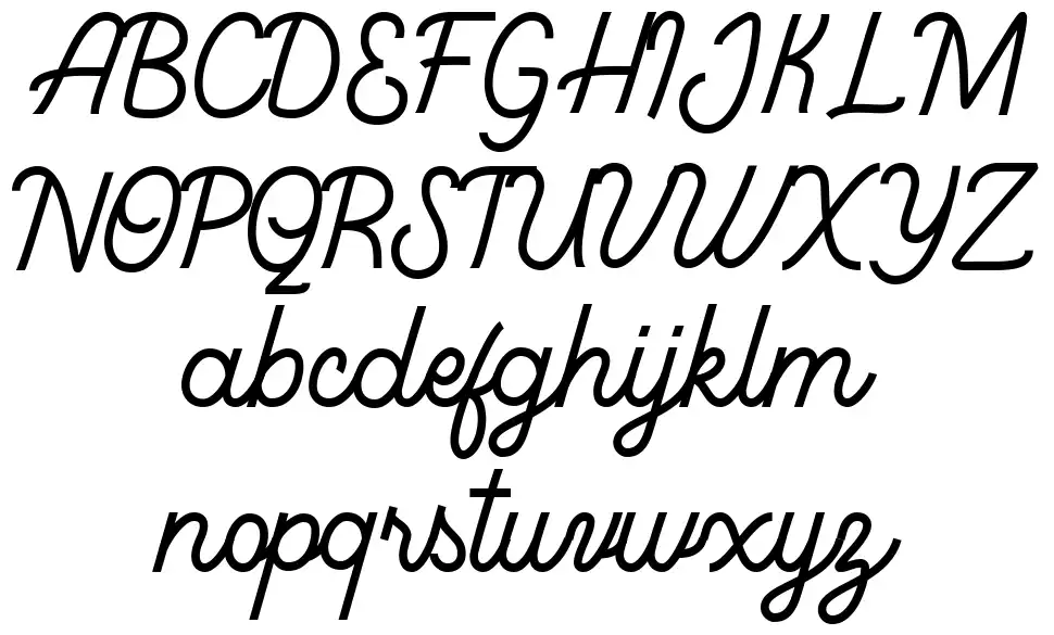 On the hill font by Neature Visual | FontRiver
